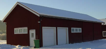 Maskinhall, byggår 2001, ca 160 kvm.